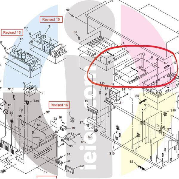 Roland XR-640 Assy, Main Board - 6702029000